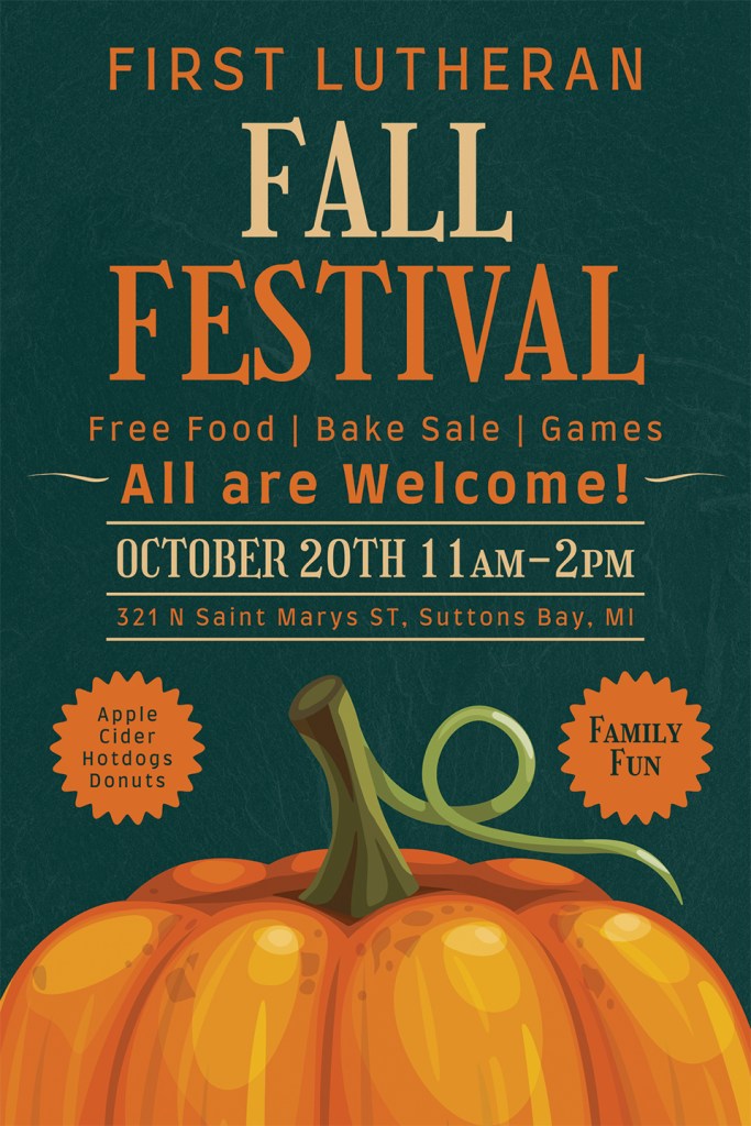 UPCOMING EVENTS: – First Lutheran Church